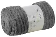 Eurofirany Přehoz na postel z mikrovlákna 130x170 steel soft Lisa s reliéfním pruhovaným vzorem D91