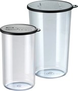 Bamix Sada 2 pohárů Beaker s víčky, 400 a 600 ml 3002.001