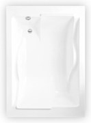 Roth Speciální obdélníková akrylátová vana AMORE Varianta: rozměry: 180x120 cm - (AMORE 180 - 9720000)