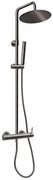 Novaservis Ferro Ciriculus - Sprchový set s baterií, průměr 25 cm, gun metal NP85-BCK7UGM