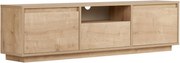 TV stolek v dekoru dubu v přírodní barvě 160x42x30 cm Sentinel – Kalune Design