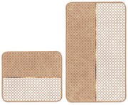 Béžové koupelnové předložky v sadě 2 ks 60x100 cm – Mila Home