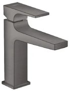 Hansgrohe Metropol - Umyvadlová baterie s výpustí Push-Open, kartáčovaný černý chrom 32507340
