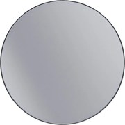 Erga Round, kulaté zrcadlo 100cm, černý rám, ERG-V01-ROUND-1010-BK