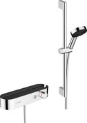 Hansgrohe Pulsify Select S, sprchová souprava 105 3jet Relaxation s termostatem, sprchovou tyčí 65 cm, chromová, HAN-24260000