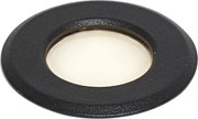12V zemní bodové svítidlo černé vč. LED IP67 - Voltaire Linsey