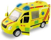 Auto made ambulance, na setrvačník, s reálným hlasem posádky, 21cm