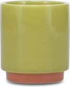 Zelený/oranžový kameninový šálek 270 ml Duo – ONA