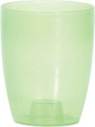 PRO Květináč COUBI ORCHID vysoký zelený transp. mat. 16cm