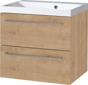 Mereo Mereo, Bino, koupelnová skříňka s umyvadlem z litého mramoru 61 cm, CN620M