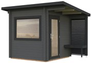 Sauna PALMAKO SANNA 4,1 m² outdoor Barva: Tmavě-šedá + antracit