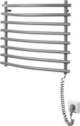 Aqualine Aqualine, Elektrický sušák ručníků, 570x465 mm, 72 W, šedý hliník - metalíza (RAL9007), SU210A