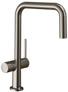 Hansgrohe Talis M54 - Dřezová baterie Talis U 220, s uzavíracím ventilem pro spotřebič, vzhled nerezu 72807800
