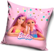 Dívčí polštář Barbie - motiv Dvě princezny - 38 x 38 cm