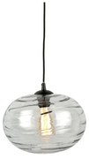 Šedé skleněné závěsné svítidlo, výška 21 cm Sphere - Leitmotiv