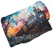 Sablio Deka Parní lokomotiva v kouzelné krajině - 150x120 cm