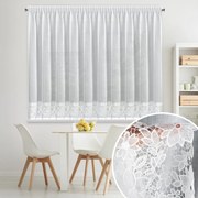 ZÁCLONA NA PÁSCE ARTEMIDA 350X155 CM BÍLÁ