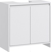 HOMCOM Podskříňková koupelnová skříňka Moderní koupelnová úprava se policí a proti převrhnutí, nosnost 40 kg, 60x30x60 cm, bílá | Aosom