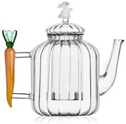 Ichendorf Milano designové konvice Teapot Optic Carrot and White Rabbit