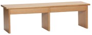 TV stolek v dekoru dubu v přírodní barvě 99x30 cm Doppio – Hübsch