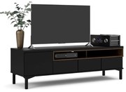TV stolek Atrei, černá / ořech