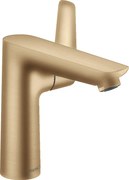 Hansgrohe Talis E, páková umyvadlová baterie 150 s odtokovou soupravou s táhlem, kartáčovaná bronzová, 71754140