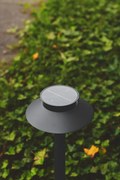 NOR 2418098003 Justina Solar venkovní sloupkové solární svítidlo černá - NORDLUX