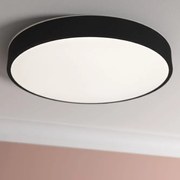 Brilliant G80821/76  Stmívatelné LED svítidlo FILIZ černá textilie průměr 49cm, RC, CCT, Night Light