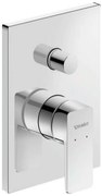 Duravit Manhattan - Baterie pod omítku, pro 2 spotřebiče, s tělesem, chrom MH4210008010