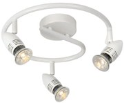 Lucide 13955/14/31 - LED bodové svítidlo CARO-LED 3xGU10/5W/230V bílé