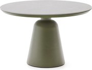 Kulatý zahradní jídelní stůl s keramickou deskou ø 120 cm Tudons – Kave Home