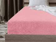 Froté prostěradlo EXCLUSIVE růžové 90 x 200 cm