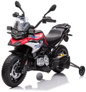 Dětská elektrická motorka BestBerg BBCC-80R – BMW F 850 GS / nosnost 30 kg / Li-Ion baterie / červená