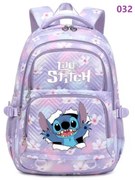 Kvalitní školní batoh "Lilo & Stitch" - fialový s různými motivy Motiv: 032