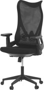 Ergonomická kancelářská židle SOSA - černá síťovina