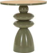 Kovový kulatý odkládací stolek ø 45,5 cm Metal Console – Mauro Ferretti