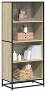 Knihovna dub sonoma 60 x 35 x 139 cm kompozitní dřevo 3300841