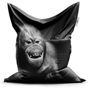 Sedací vak Classic orangutan - dětský, šedá / černá