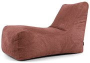 Manšestrový sedací vak v cihlové barvě Lounge – SLOWDOWN