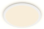 Philips - Stropní LED svítidlo, průměr 25 cm, 2700 K, 15 W, stmívatelné, bílá 929002667401