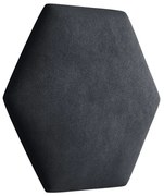 Eka Čalouněný panel Hexagon Trinity 40,5 cm x 35,3 cm - Černá 2316
