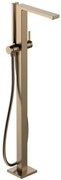 Hansgrohe Tecturis E - Vanová baterie do podlahy, kartáčovaný bronz 73445140