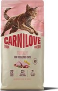 Carnilove True Fresh - granule pro kočky Carnilove Cat True Fresh Dry Turkey Steril.Ad.AB 6kg