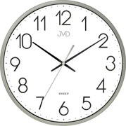 JVD Šedá nástěnné tiché netikající hodiny JVD HX8016.5