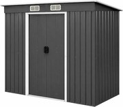Avenberg Zahradní domek na nářadí 2,4 × 1,3 m SD-F1-0408, antracit