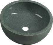 Sapho Sapho, PRIORI keramické umyvadlo, průměr 42cm, zelená, PI013