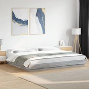 Rám postele s LED osvětlením šedý sonoma 180 x 200 cm kompozit 3281082