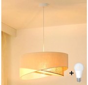 Brilagi - LED Lustr na lanku LYRA 1xE27/15W/230V krémová/béžová