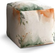 Sablio Taburet Cube Lesní mlha - 50x50x50 cm