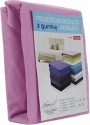 Prostěradlo S Gumičkou Jersey Vip Bok 30CM Bavlněné Vřes 90x200